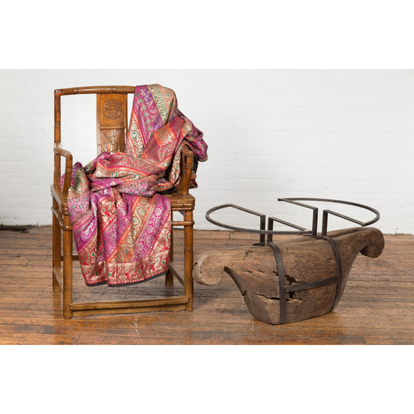 Rustic Wooden Antique Coffee Table Base | FEA Home