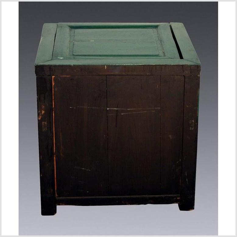Antique Green Lacquer Cabinet