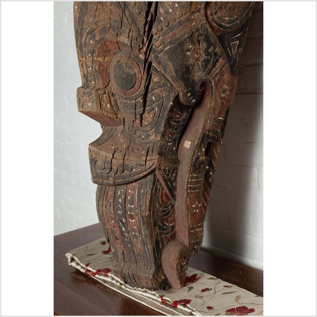 Large Hand Carved Singa Singa Tribal Carving | FEA Home
